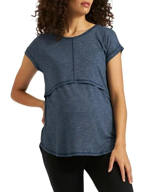 RIPE MATERNITY Dreamy Nursing Tee - Denim