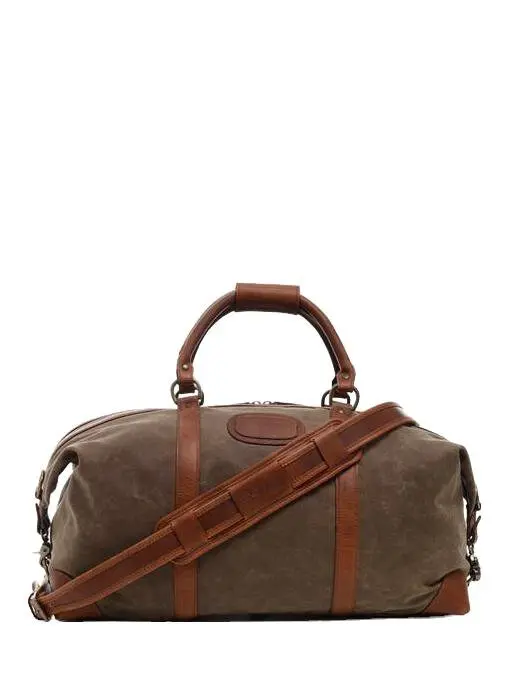 KORCHMAR Twain Waxed Canvas Weekender - Olive
