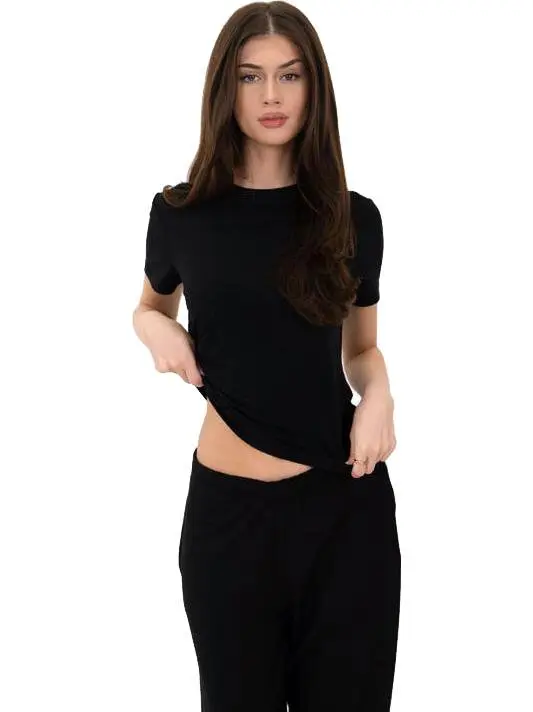 ON/OFF ESSENTIALS The Everyday Tee - Black