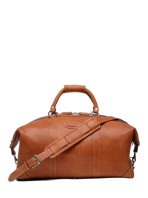 KORCHMAR Twain 22" Leather Weekender - Pebbled_tan