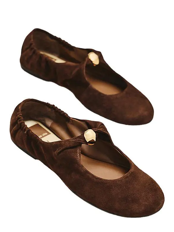 Dolce Vita Cornel Ballet Flats - Dark Chocolate