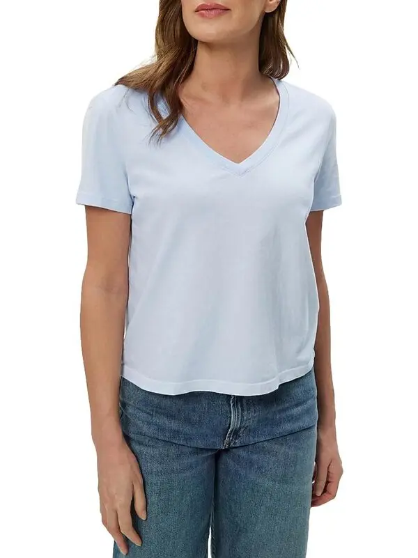 Michael Stars Daria V-neck Tee - Splash