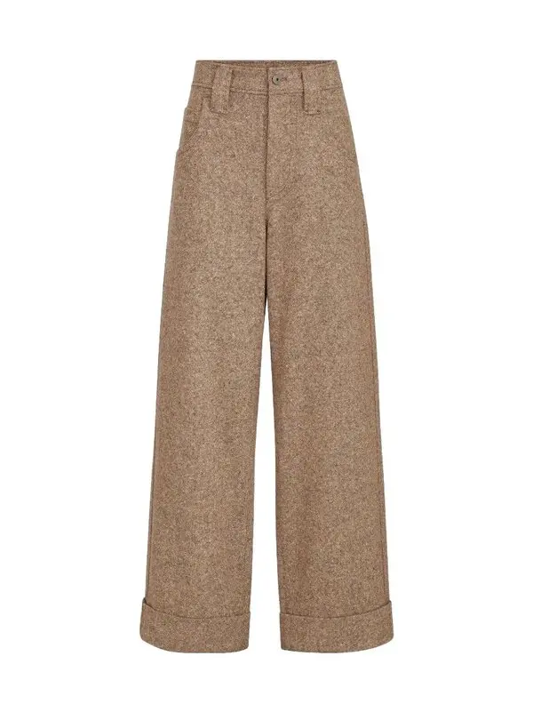 Brunello Cucinelli Wool Pants - Multicolor