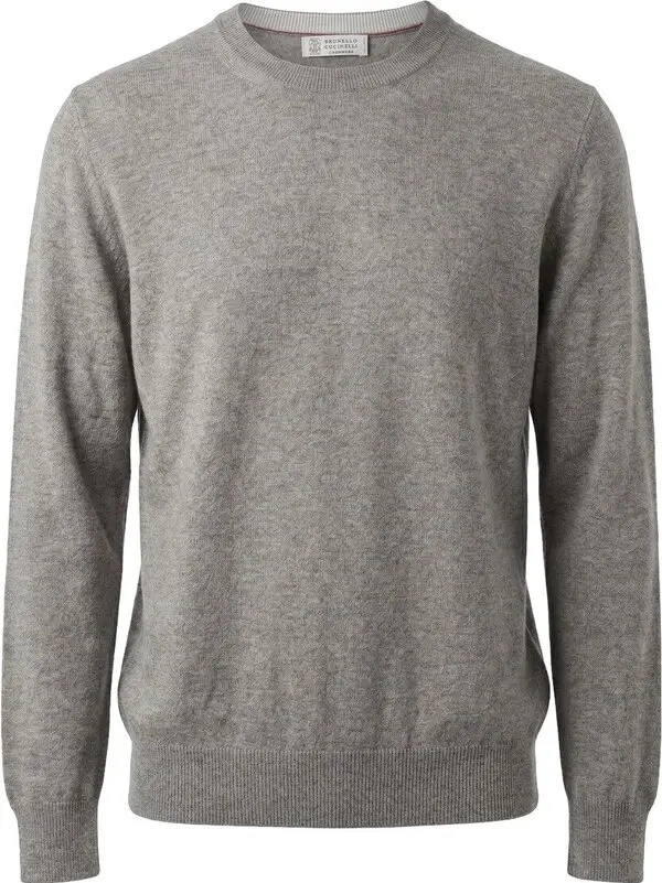 Brunello Cucinelli Cashmere Crew Neck Sweater - Multicolor