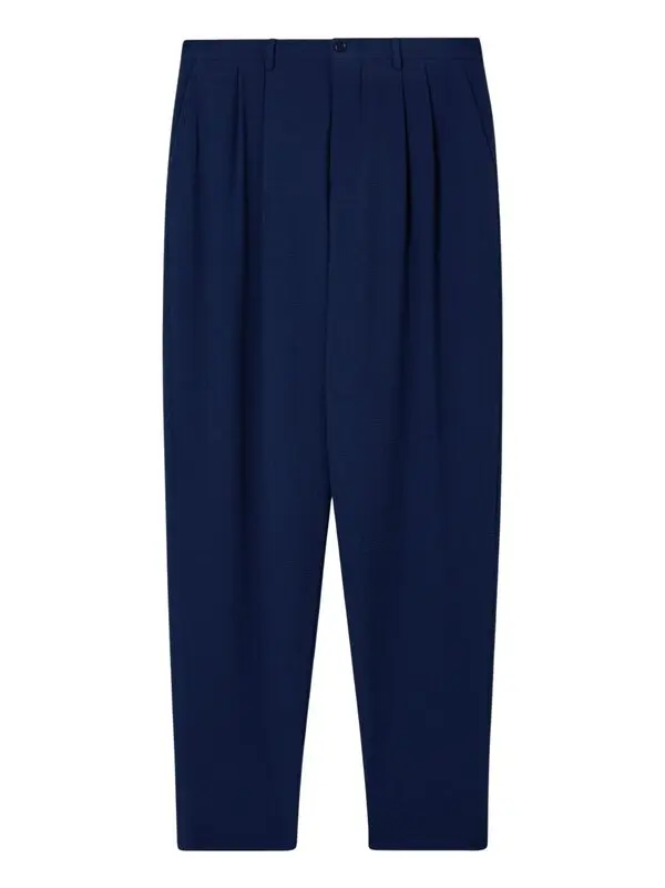 Giorgio Armani Pleated Tailored Shorts - Navy