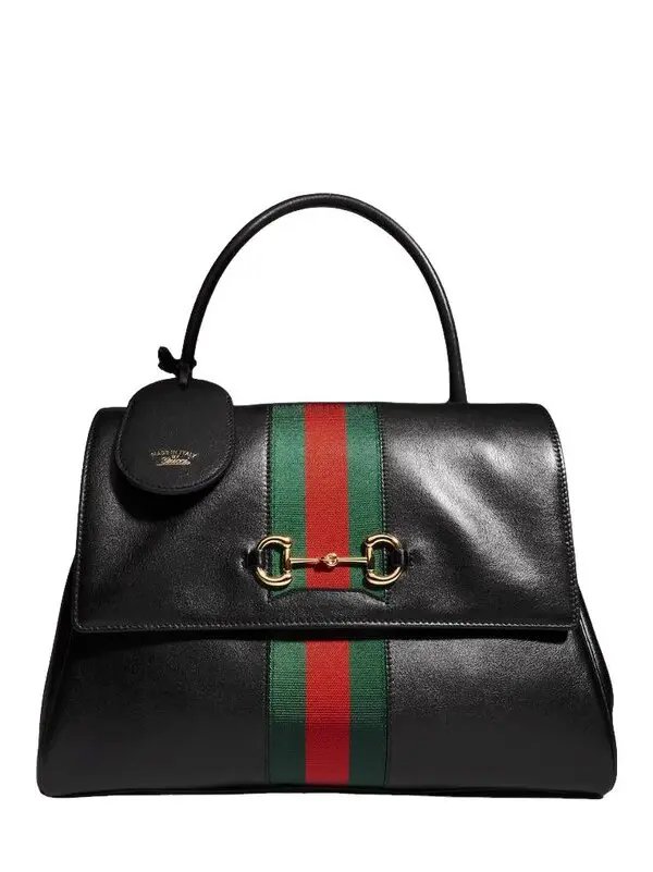 Gucci Paparazzo Medium Top Handle Bag - Black