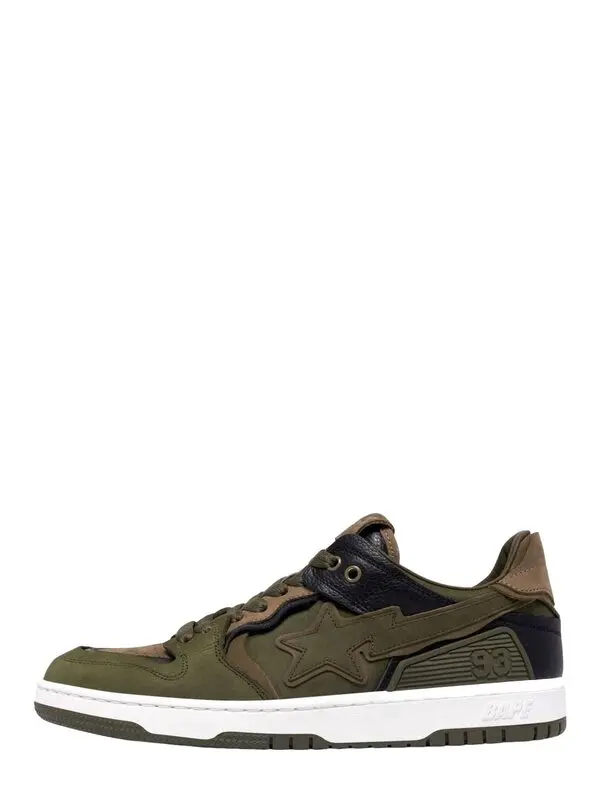 A BATHING APE Sk8 Sta #6 Sneakers - Olivedarb