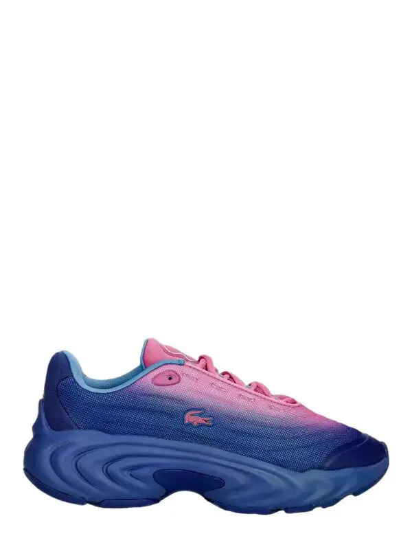 Lacoste Spinor Gradient-effect Logo-patch Sneakers - Blue