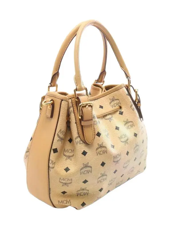 Mcm Visetos Tote Bag - Neutrals