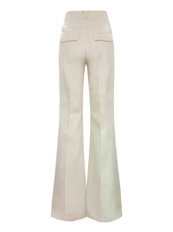 Dorothee Schumacher Braided-waist Flared Trousers - Neutrals