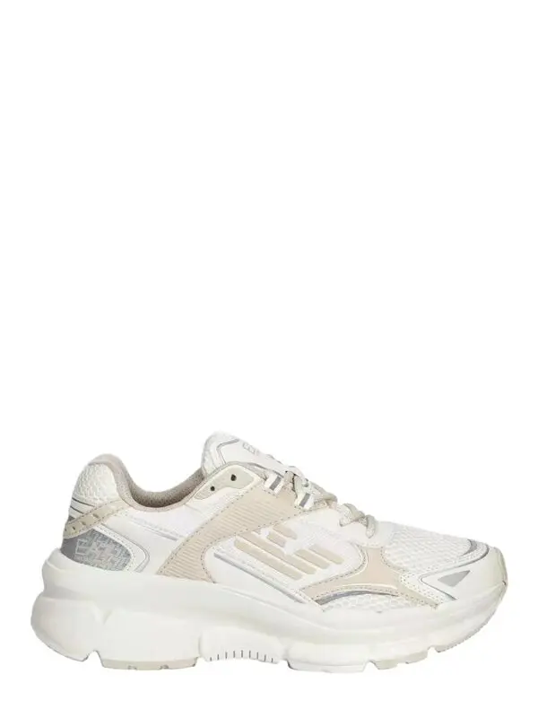 EA7 Logo Detail Sneakers - Neutrals