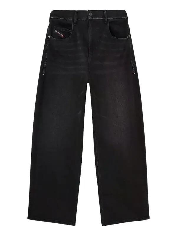 DIESEL® Relaxed Regular-waist Joggjeans - Black