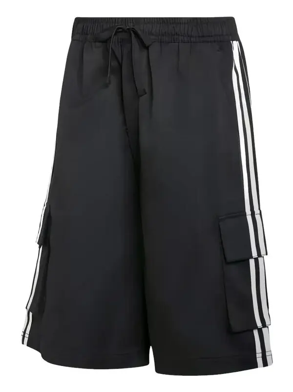 Adidas X Willy Chavarria Side-stripe Cargo Shorts - Black