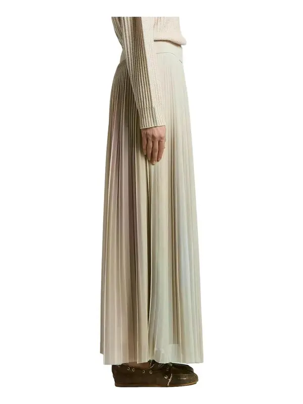 Peserico Pleated Maxi Skirt - Neutrals
