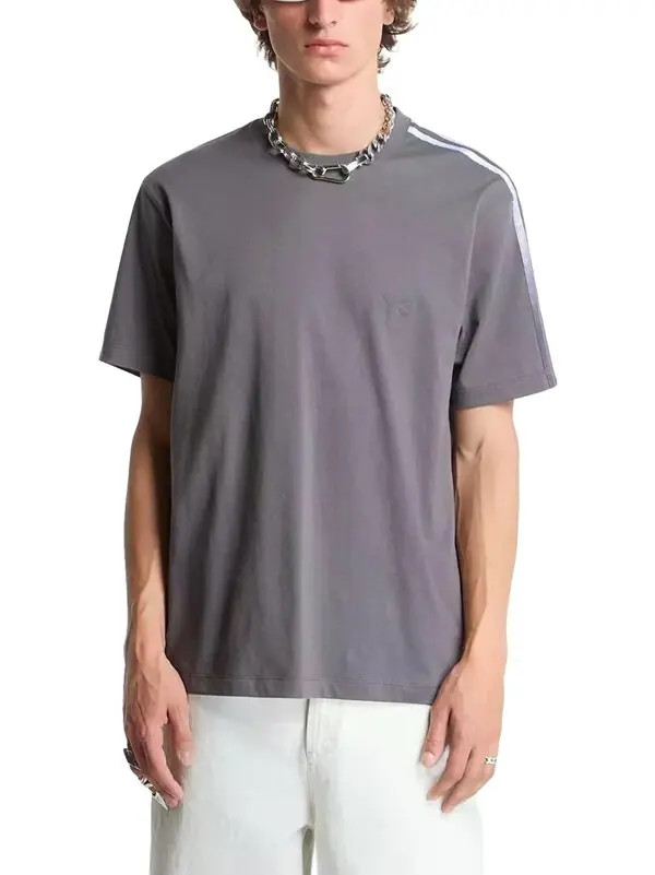 Y3 Gradient-stripes T-shirt - Grey