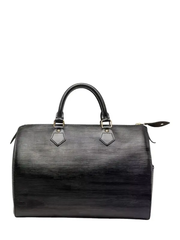 LOUIS VUITTON Epi Speedy 30 Boston Bag - Black