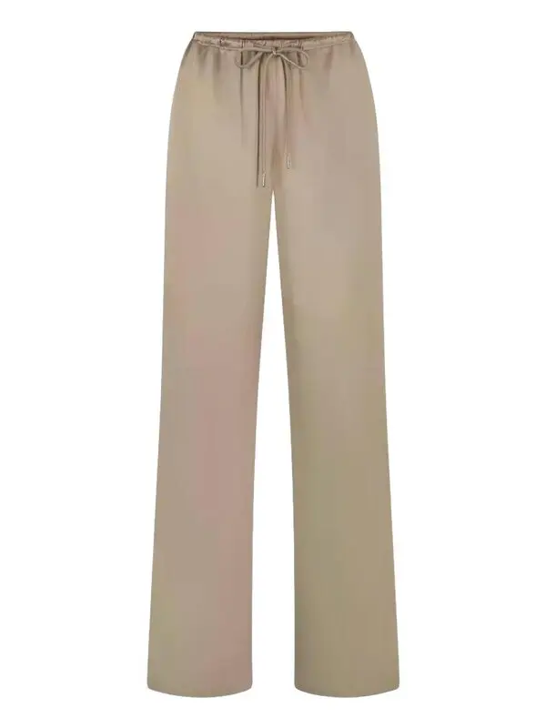 JUVIA Drawstring Waist Trousers - Neutrals