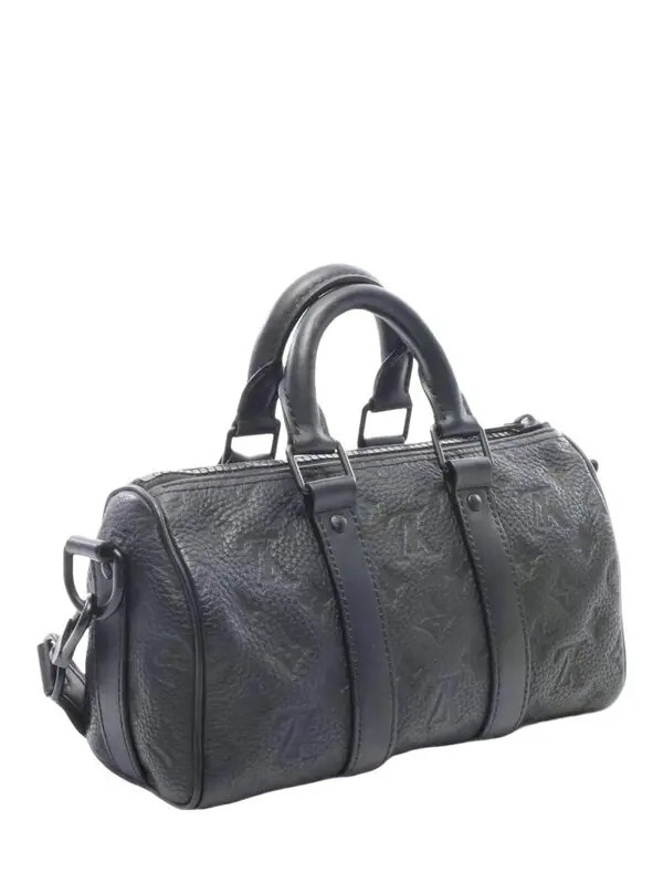 LOUIS VUITTON Keepall Bandoulière 25 Monogram Handbag - Black