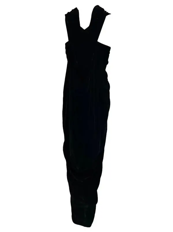 Rick Owens Velvet Maxi Dress - Black