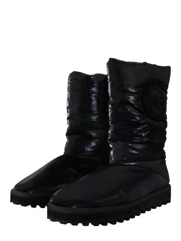 Dolce & Gabbana Quilted Padded Boots - Black