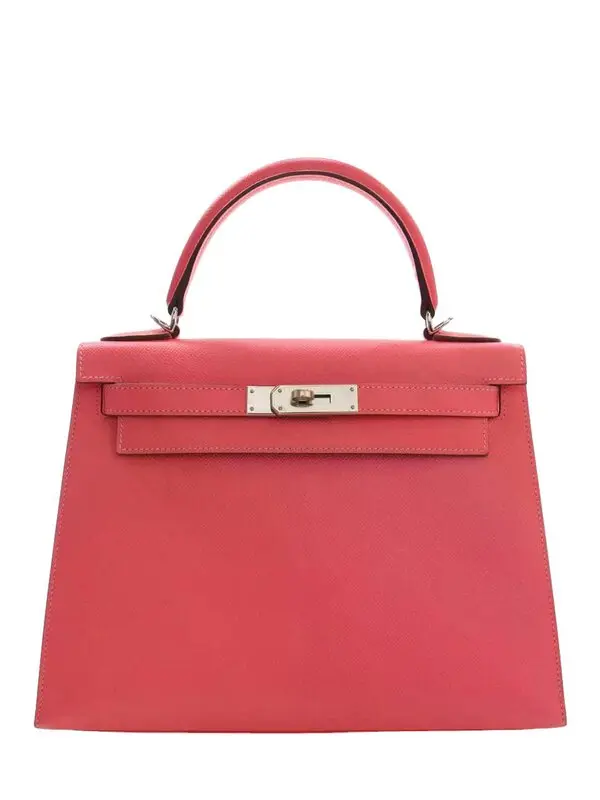 Hermès Epsom Kelly Ii Sellier 28 Satchel - Pink