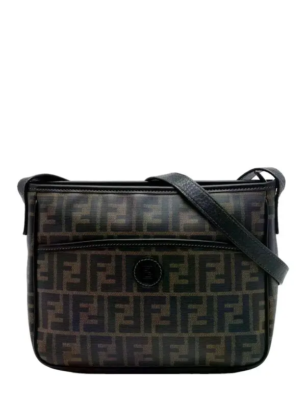 Fendi 20th Century Zucca Coated Canvas Crossbody Bag - Brown