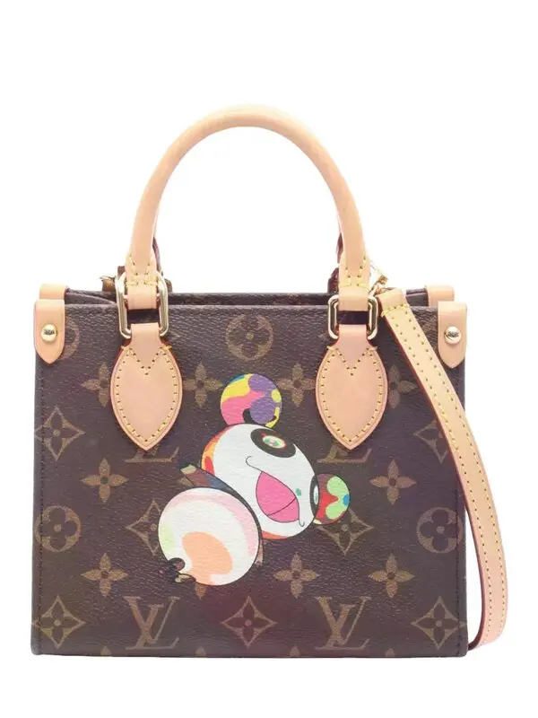 LOUIS VUITTON Monogram Panda Onthego Bb Satchel - Brown