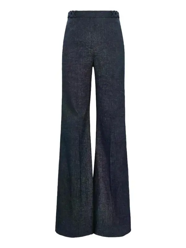 Dorothee Schumacher Braided Waistband Wide-leg Jeans - Blue