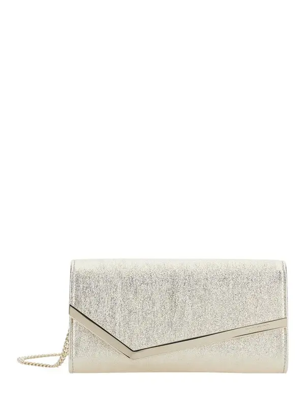 JIMMY CHOO Emmie Pouch With Chain Shoulder Strap - Multicolor