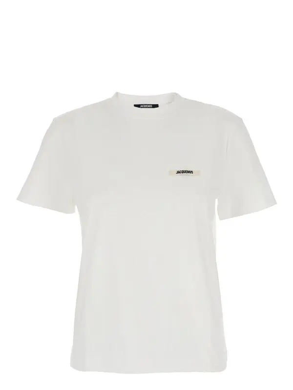 Jacquemus Le T-shirt Gros Grain Mc Cotton T-shirt - Multicolor