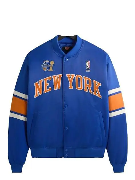 Kith X New York Knicks Satin Bomber Jacket - Current