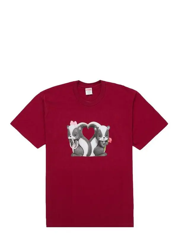 Supreme Skunk Tee Shirt - Cardinal