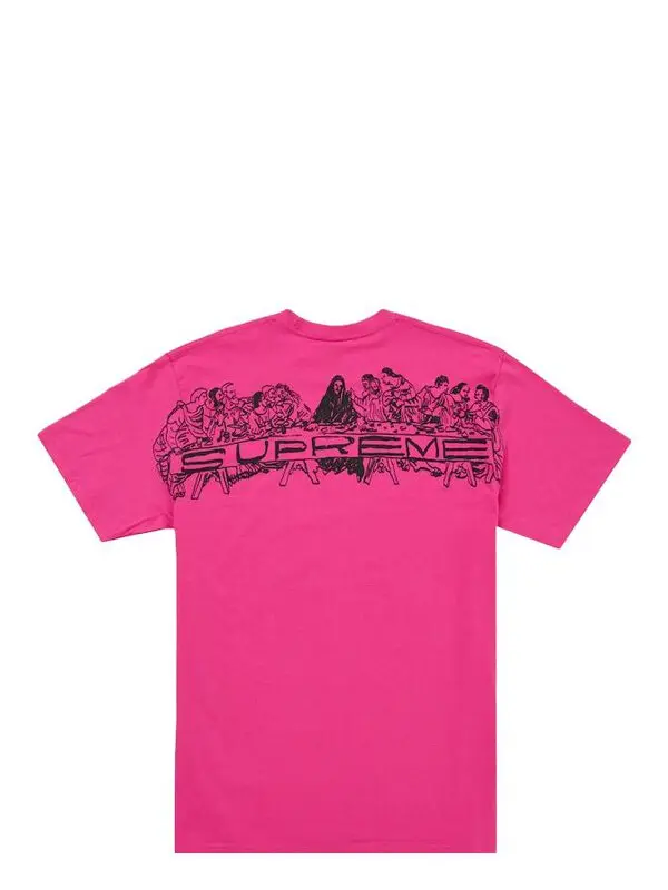 Supreme Supper Tee Shirt - Fuchsia