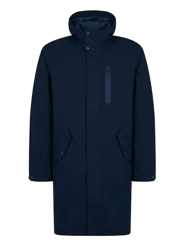 Herno Hooded Rain Coat - Blue