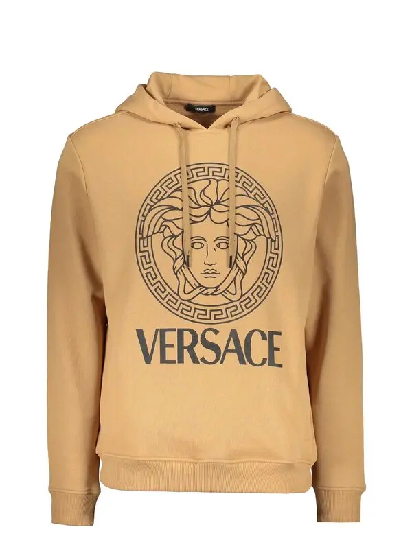 Versace Medusa Hooded Sweatshirt - Brown