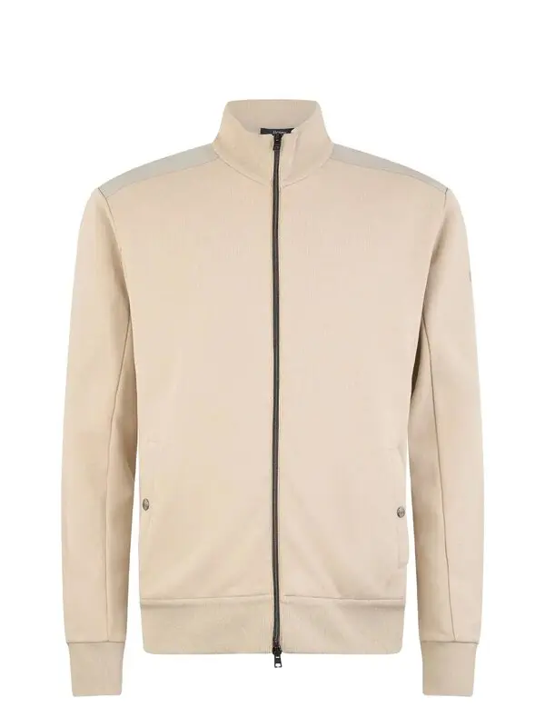 Herno Full Zip Sweatshirt - Beige