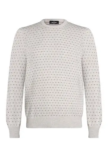 GRAN SASSO Lightweight Cashmere Sweater - Grey