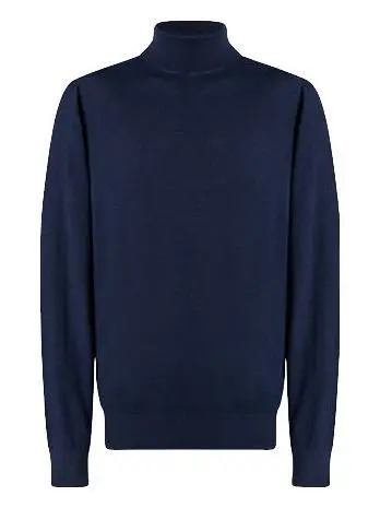 YES ZEE BY ESSENZA Turtleneck Knit Sweater - Navy