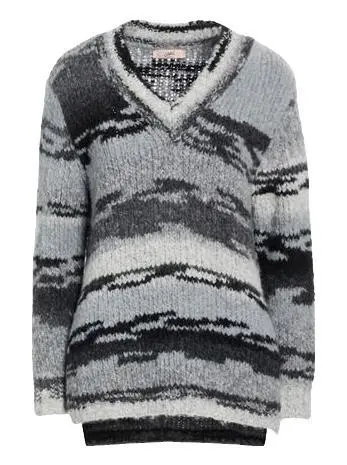 CARLA G. Wool, Polyacrylic, Alpaca Wool, Polyamide Sweater - Grey
