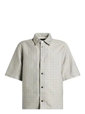 Amiri Shirt Size Cotton, Virgin Wool - Light Blue
