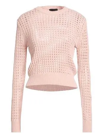 Peuterey Crochet-knit Crewneck Sweater - Blush