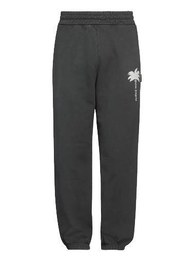 Palm Angels Pants Lead Size Cotton - Grey