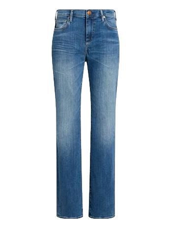 True Religion Flared Jeans In Medium Wash Denim - Blue