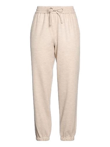 CIRCOLO 1901 Virgin Wool Knit Drawstring Pants - Beige