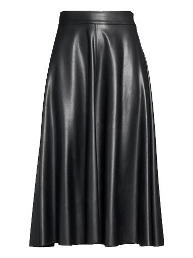 CARLA G. Midi Skirt - Black