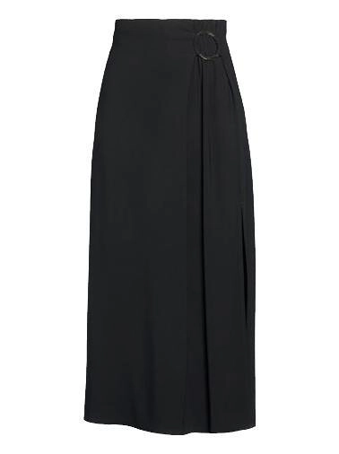 CARLA G. Midi Skirt - Black