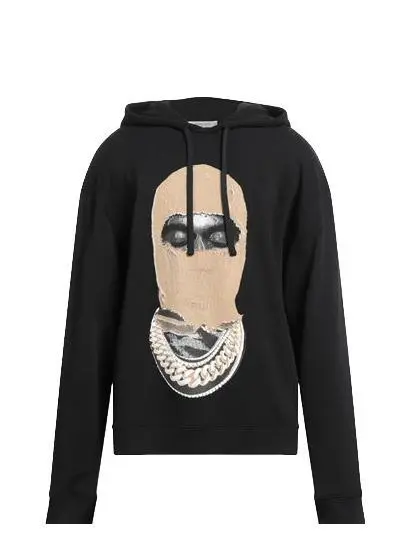 IH NOM UH NIT Printed Cotton Hoodie - Black