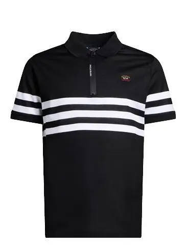 Paul & Shark Polo Shirt Size Cotton - Black