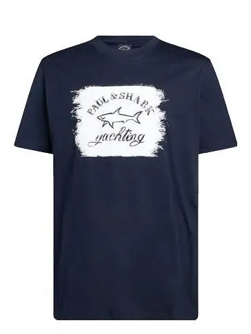 Paul & Shark T-shirt Midnight Size Cotton - Blue