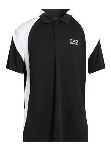 EA7 Polo Shirt Size Polyester - Black